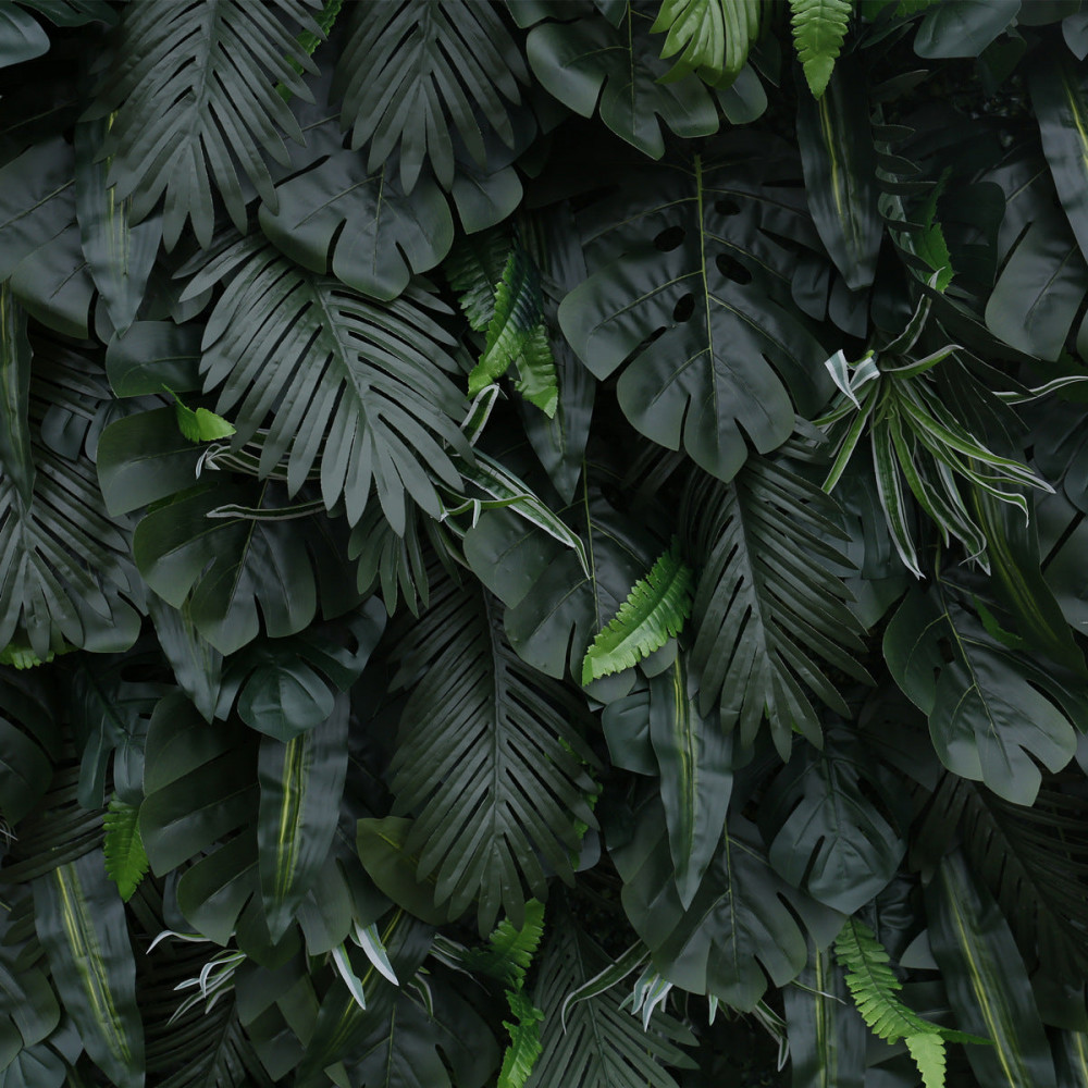 5d faux monstera greenery wedding backdrop fake lawn - 10207
