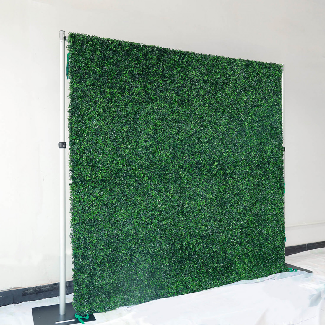 8x8ft green artificial hedge wall backdrop for wedding, baby shower ...