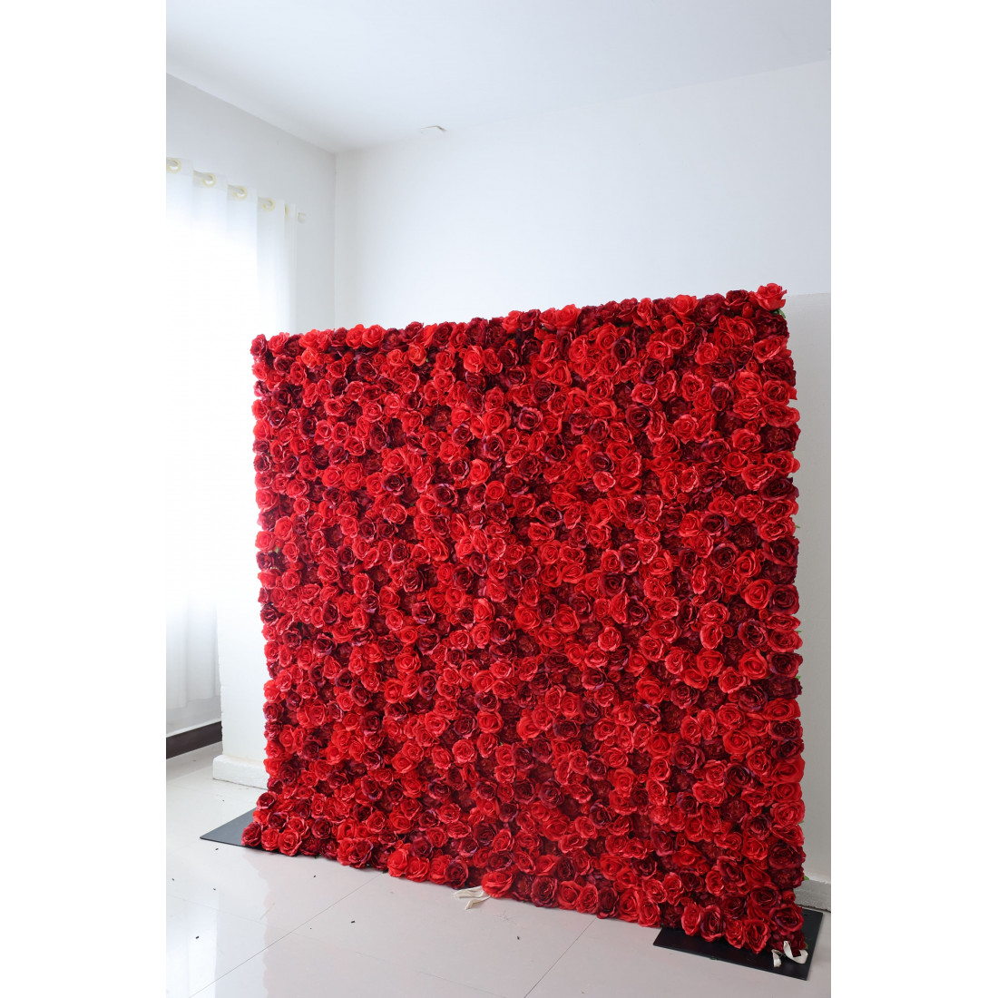luxury rose cloth flower wall fabric rollin up reed pampas grass ...