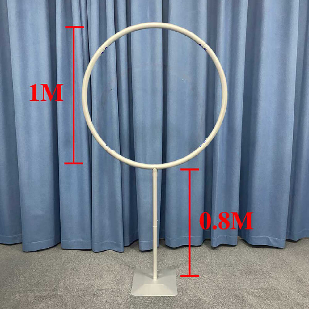 1m party & hoop balloon circle loop stand moon | question mark | half ...